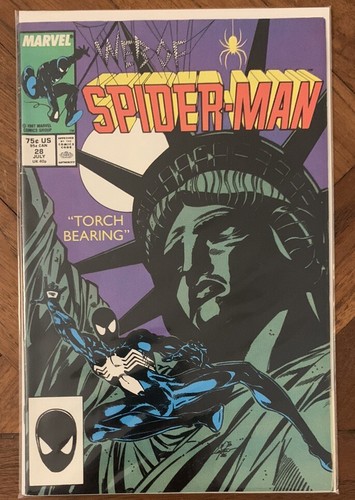 WEB OF SPIDER-MAN #28 Comic Bob Layton/Steve Geiger Marvel July 1987 | eBay