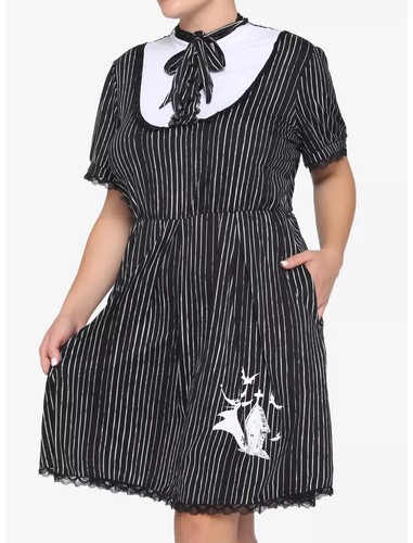 NWT Hot Topic Nightmare Before Christmas Black Dress Disney Bounding SZ ...