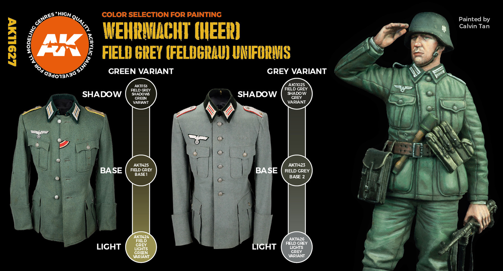 AK Interactive 3G German Field Grey Uniforms | eBay