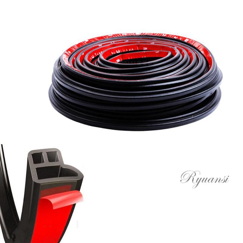 L-Shape Rubber Car Door Seal Strip Hollow Edge Guard Weatherstrip ...
