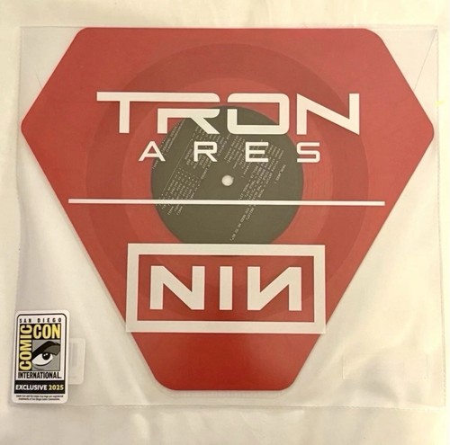 SDCC Comic Con 2025 Exclusive Tron Ares Nine Inch Nails 7” Vinyl #/2500 ...