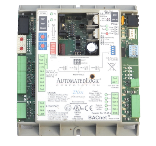 AUTOMATED LOGIC ZN551 HAVC UNITS VAV ZONE CONTROLLER BACNET 24VAC 15A ...