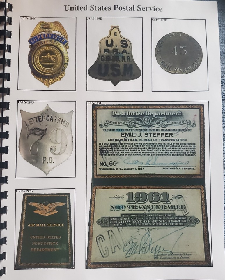 UNITED STATES POSTAL SERVICE BADGES BOOK by Lucas | eBay