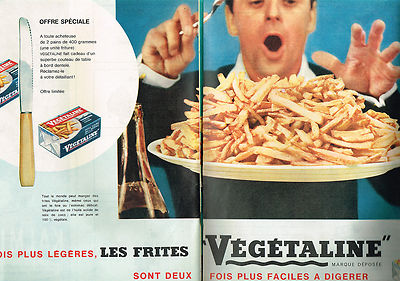 PUBLICITE ADVERTISING 1960 VEGETALINE ( 2 pages) | eBay