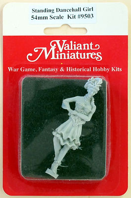 Valiant Miniatures 54mm Hobby Kit# 9503 - Dance Hall Girl Standing ...
