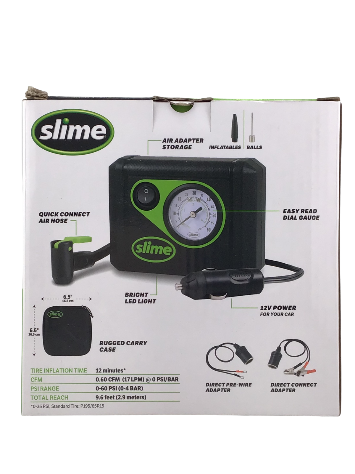 Slime 12v Power Sport Tire Inflator 40061 for sale online | eBay