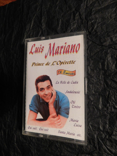 🎧 Cassette audio / K7 / Audio Tape - Luis Mariano ‎– Le Prince De l ...