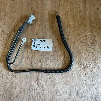 Napa Battery Cable (Missing Bolt) Top Post, 6 Gauge 27” Long With ...