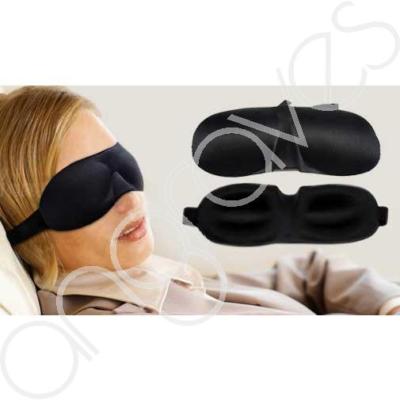 3D Eye Mask Travel Beauty Sleep Bedtime Sponge Cover Blindfold Blinder ...