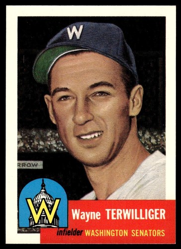1991 Topps Archives 1953 Wayne Terwilliger Washington Senators #159 | eBay