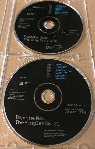 Depeche Mode The Singles 86 98 Album Advance Rare Promo Mute Reprise ...