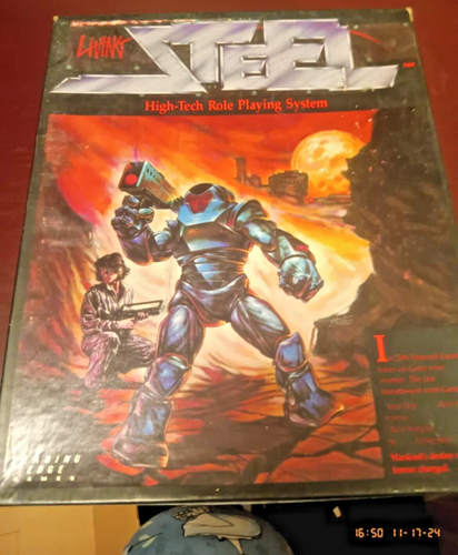 Living Steel High Tech Role Playing System Leading Edge Games 1987 ...