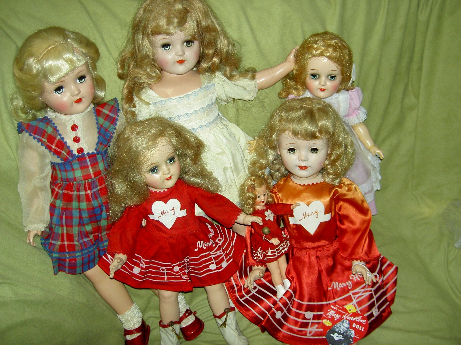 RARE, largest 22 1/2", 1950s Ideal TONI P94, Mary Hartline doll, orig ...