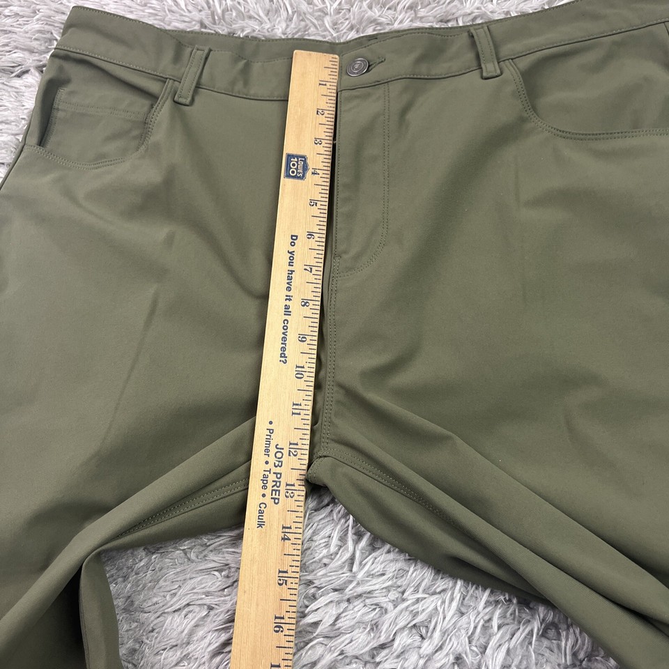 Fabletics Pants The Don 5-Pocket Stretch Men's 38x28 Green Golf ...