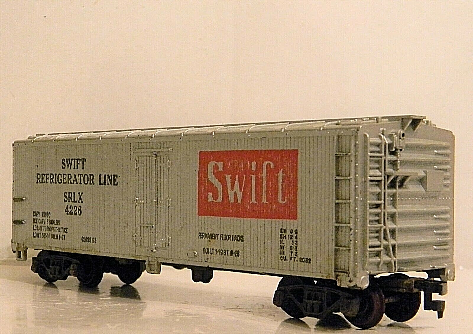 Mantua METAL CHASSIS & TRUCKS - Ice cooled Reefer ~ SWIFT ~ Rd# SRLX ...