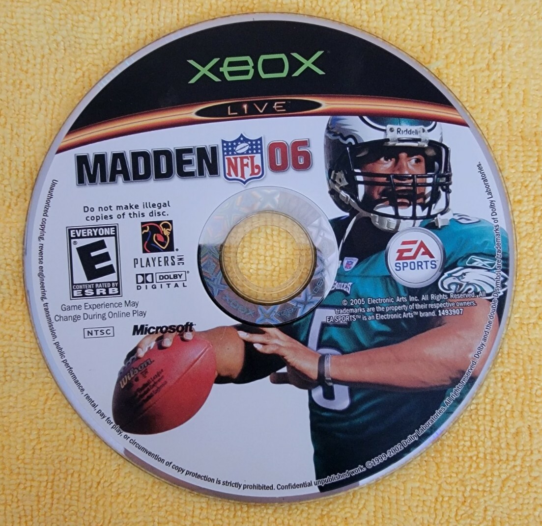 Madden NFL 06 - Xbox Microsoft Game disc only surface scratches | eBay