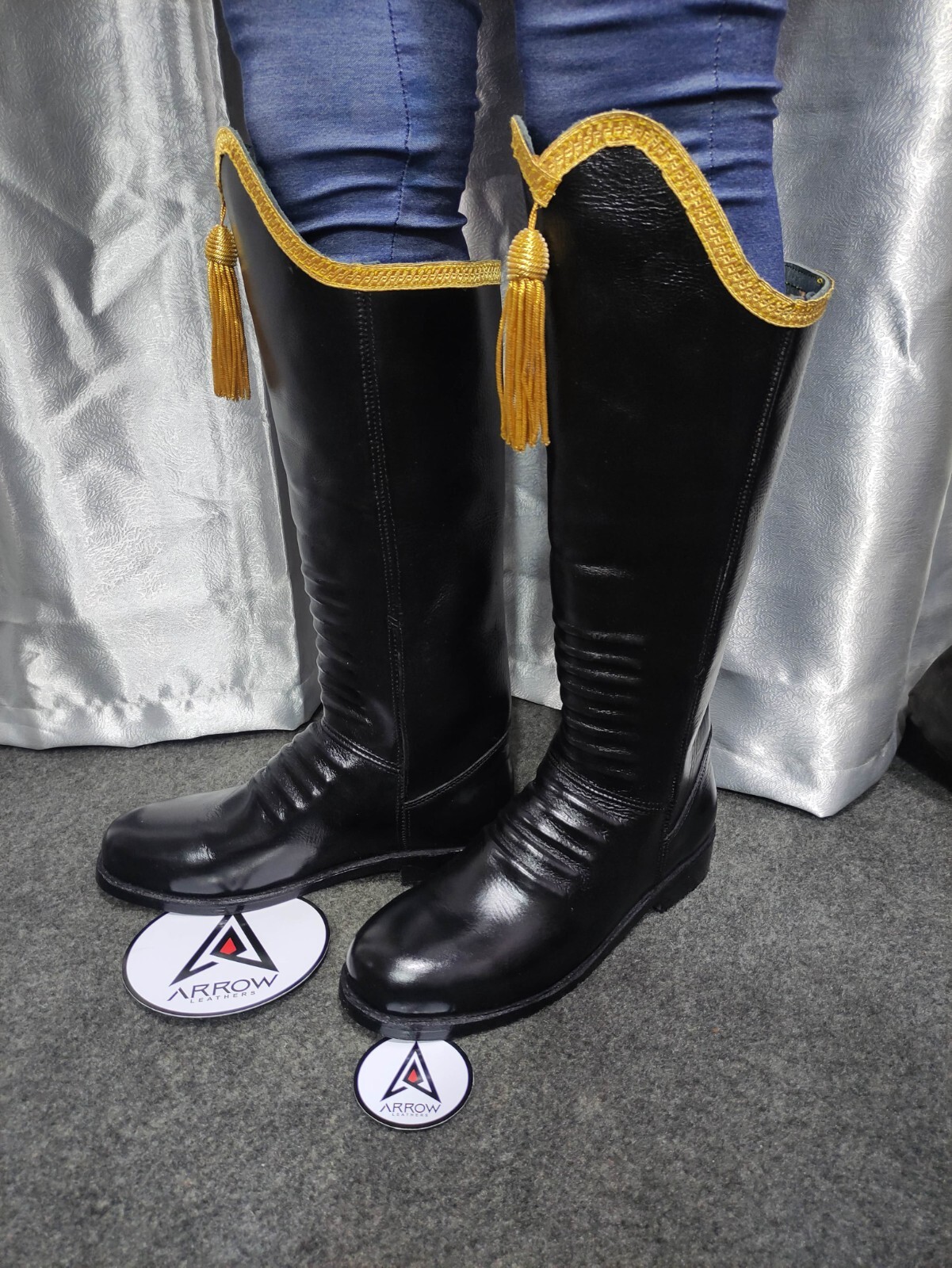 Hessian French Military Boot With Leather Sole. Military Boot, Long ...