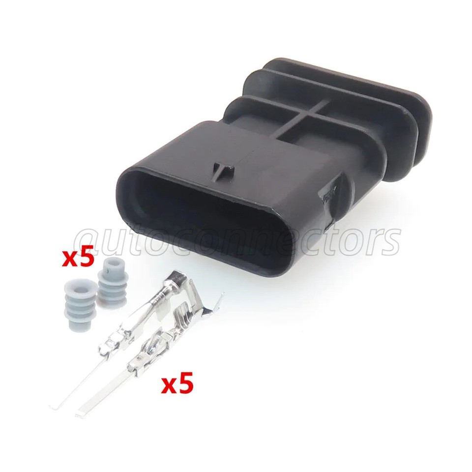 For VW, Audi 5 Pin Male Connector For MAF Sensor Mass Air Flow Sensor ...