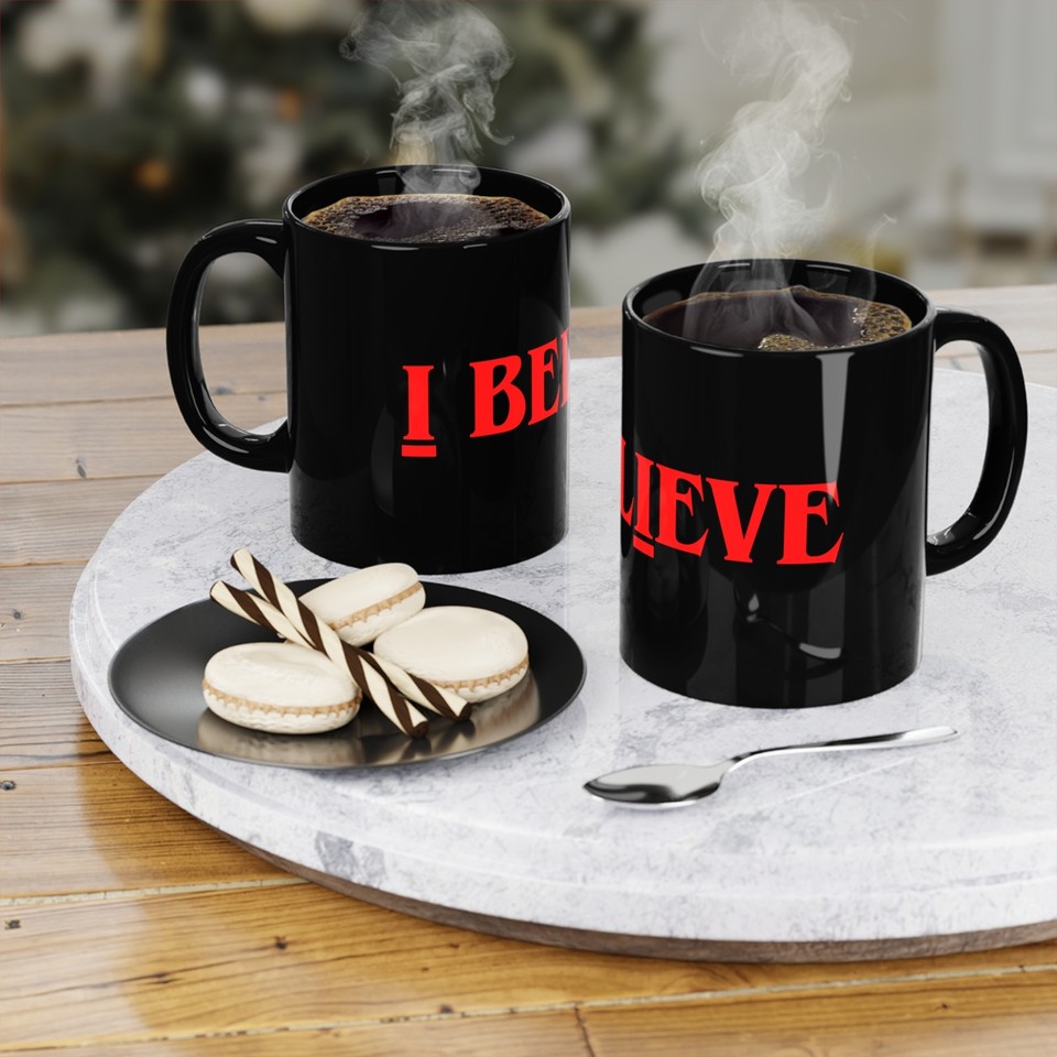 I BELIEVE Mug - Stranger Things Inspired - 11oz Black Coffee Mug | eBay