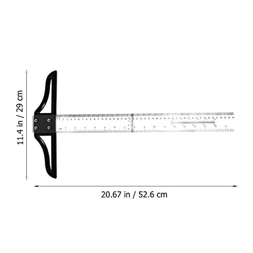 Acrylic T Square Ruler Graduated T Square Drawing and Design Tool T ...