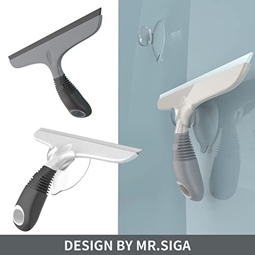 MR.SIGA Multi-Purpose Silicon Squeegee for Window Glass Shower Door Car ...