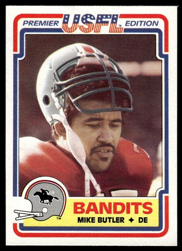 1984 TOPPS USFL PREMIER EDITION MIKE BUTLER TAMPA BAY BANDITS #120 | eBay