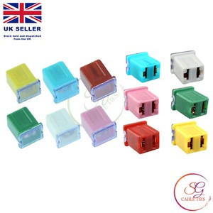 6 Mixed J Case Type Female Fuse Jcase Cartridge Low Profile Car Auto ...