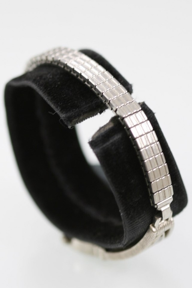 Times Square Women Watch Stainless Steel Silver Stretch WR Battery ...