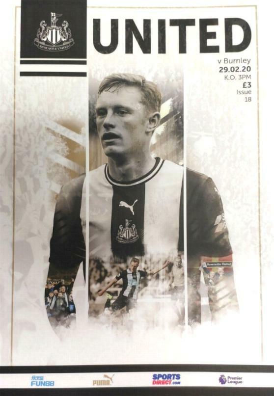 * 2019/20 - NEWCASTLE UNITED HOME PROGRAMMES - CHOOSE FROM LIST * | eBay