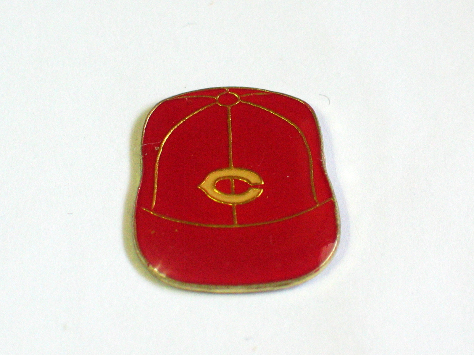 Cincinnati Reds Baseball Cap Vintage Enamel Lapel Pin Badge | eBay
