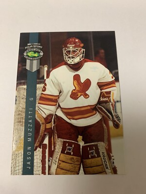 1992 Classic Four Sport Draft Pick Jason Muzzatti Calgary Flames RC | eBay