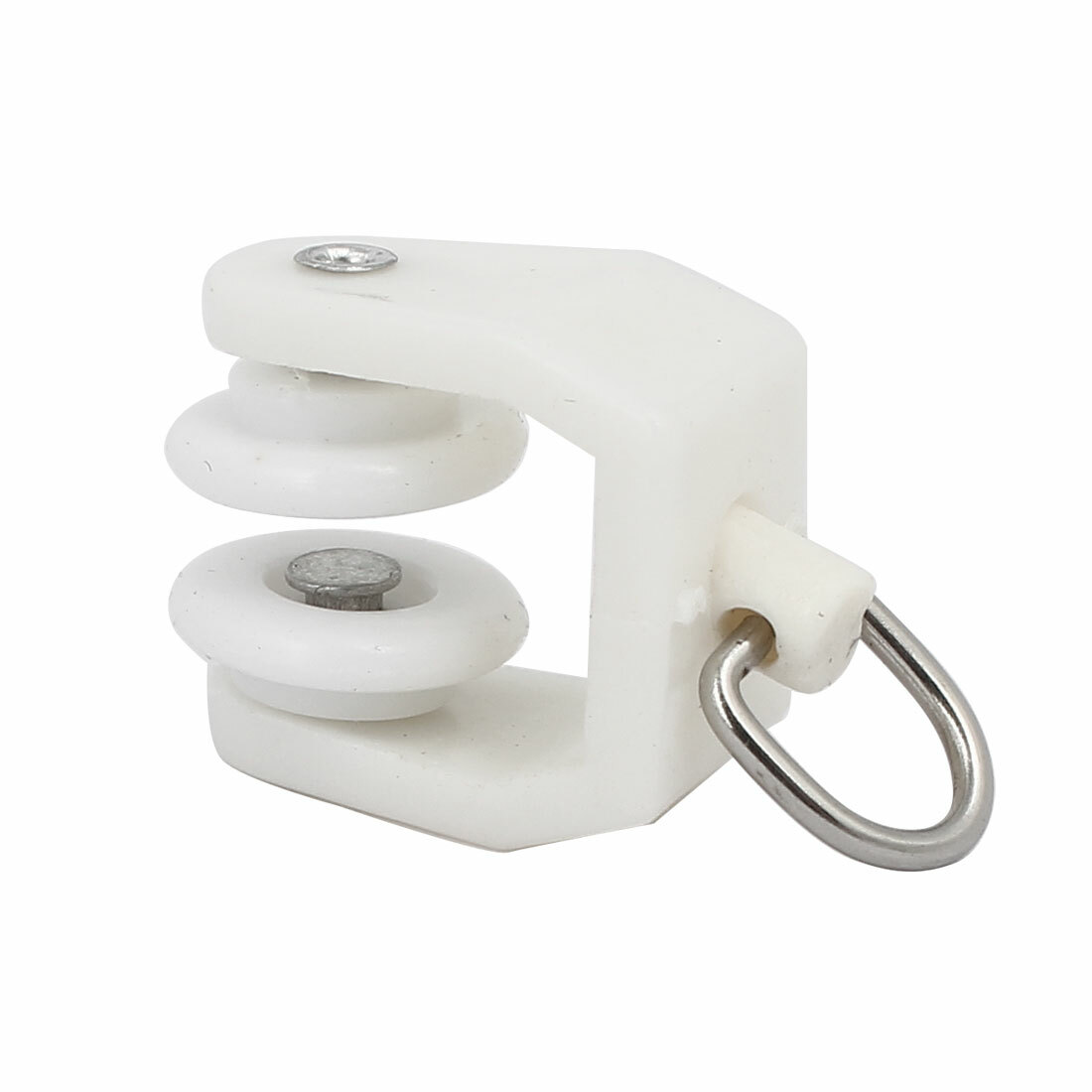 12.5mm Dia Twin Wheel Curtain Track Carrier Rollers Gliders White ...