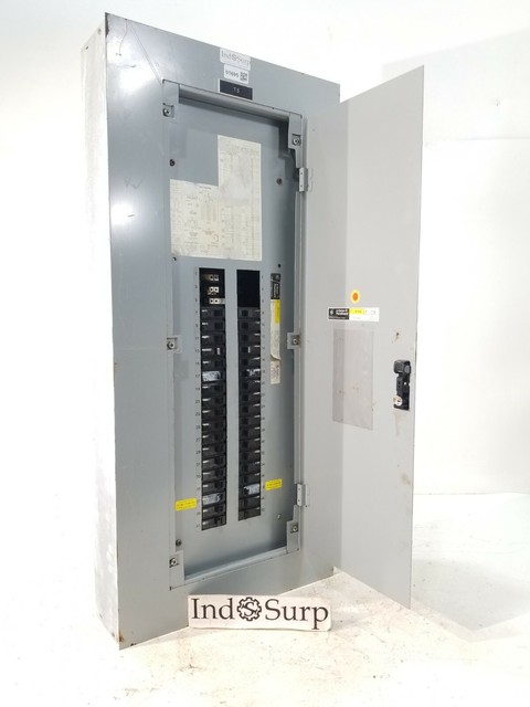 GE 225 Amp Main Lug Electrical Panel 208y/120 VAC 3 Phase 42 Circuit ...