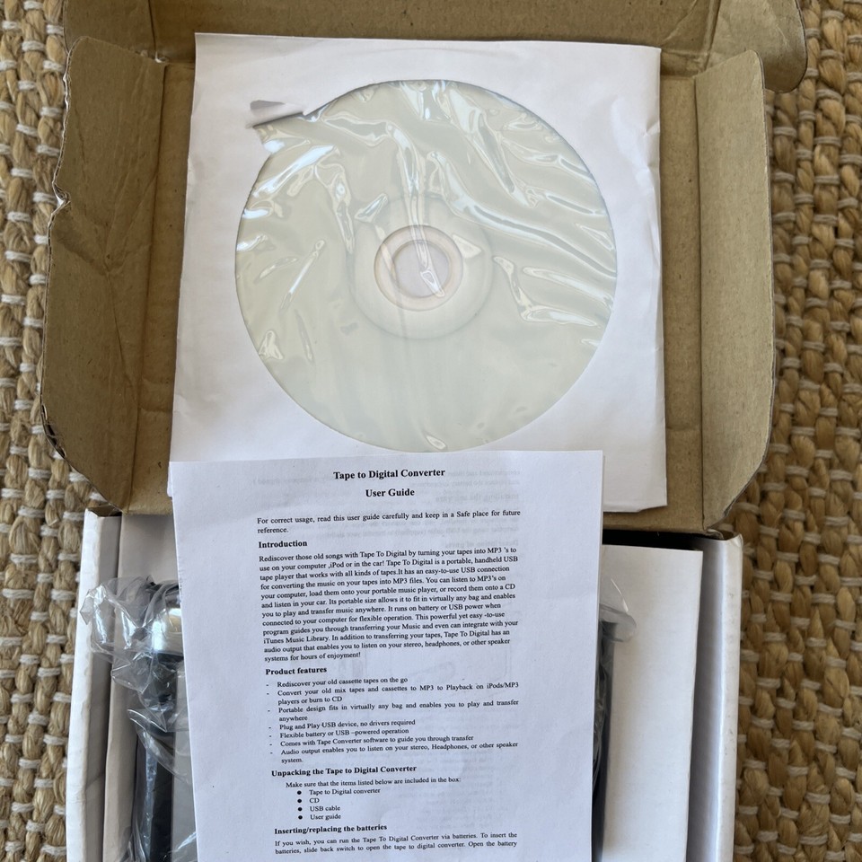 Tape to MP3 PC USB Cassette Capture CD File Converter Digital Audio ...