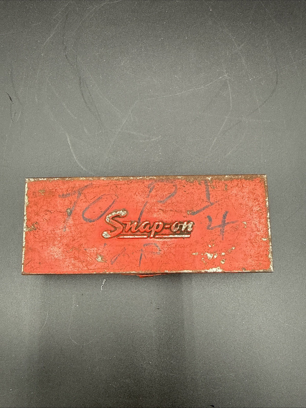 SNAP ON TOOLS KRA 222B Red Metal Tool Box 1/4" Drive - BOX ONLY date ...