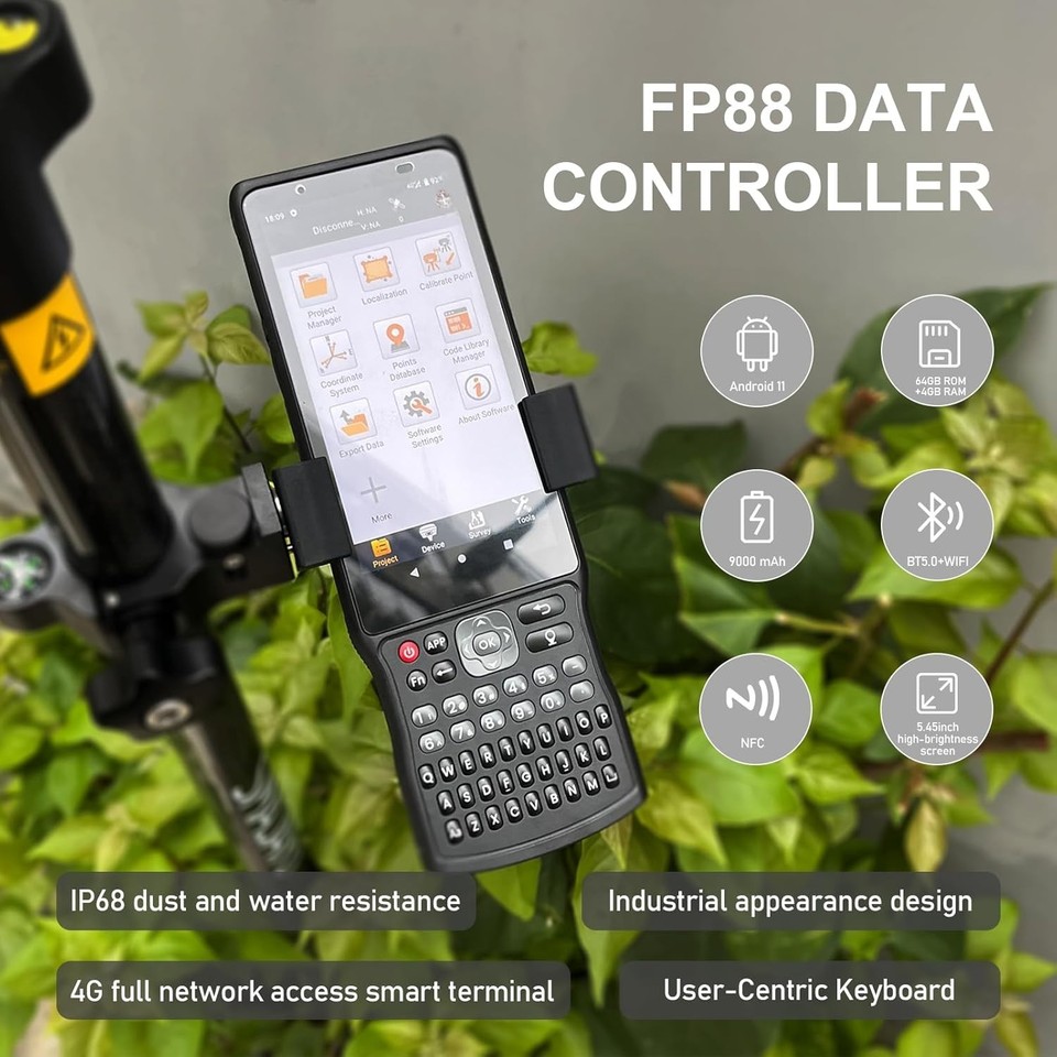 SMA26 Pro Rover and Base RTK GNSS Survey System with Handheld Collector ...