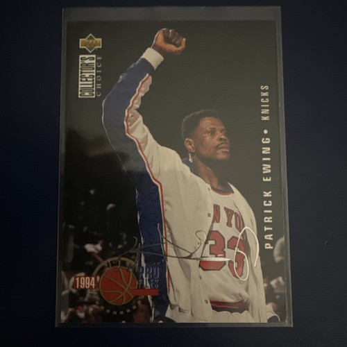 1994-95 - COLLECTOR'S CHOICE # 201 - PATRICK EWING - SILVER SIGNATURE ...