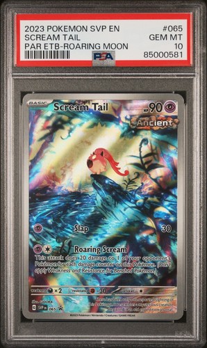 Pokemon TCG - Scream Tail - Black Star Promo 065 - Paradox Rift - PSA ...