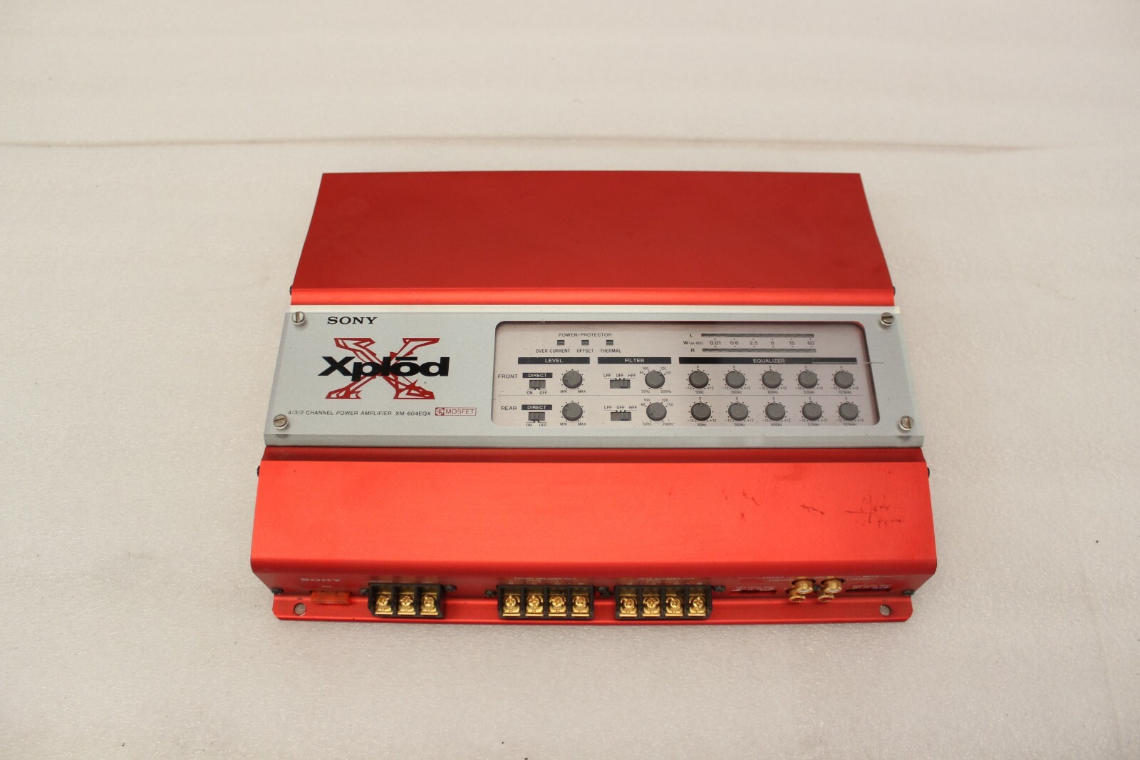 SONY XPLOD XM-604EQX 4CH ULTRA SQ AMPLIFIER PRECISION CRAFTED POWER ...