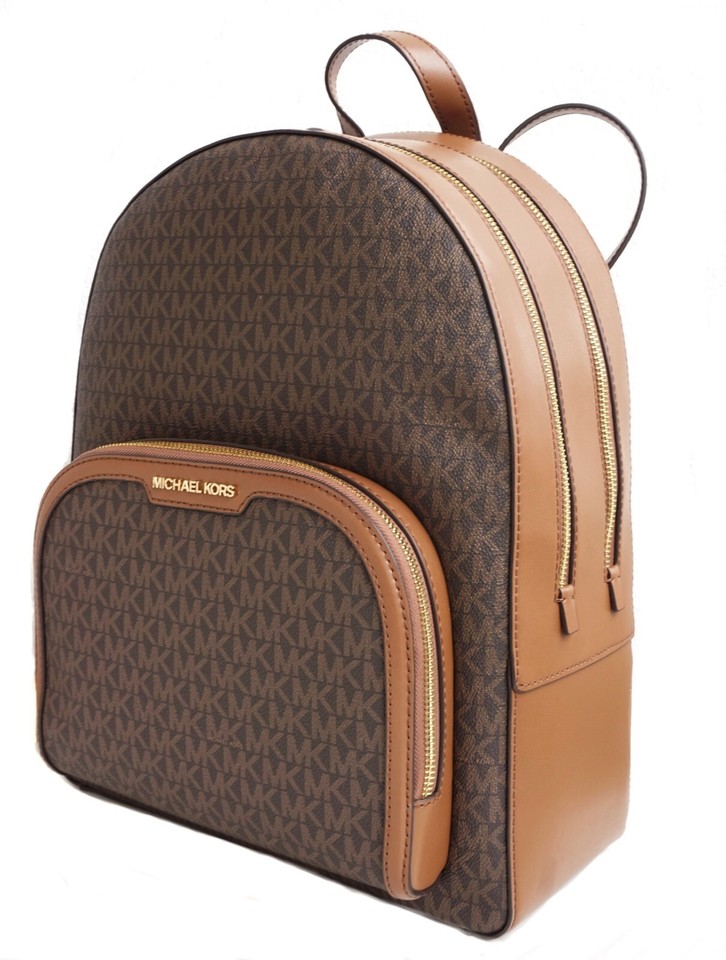 Michael Kors Damen Rucksack Tasche MK Jaycee Large PKT Backpack Logo ...