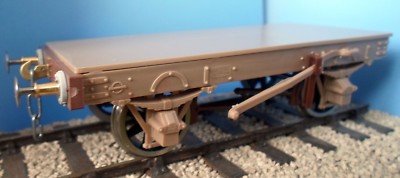 Slaters 7038A Charles Roberts 9' Wagon Underframe, Wheels & Bearings 0 ...