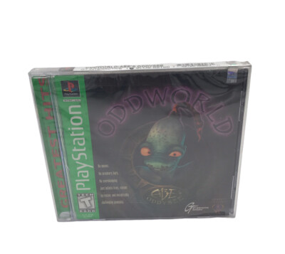 Oddworld: Abe's Oddysee Greatest Hits PlayStation 1 PS1 1997 FACTORY ...
