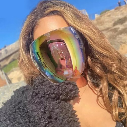 Sunglasses Large Mirror Oversized Anti-fogging Protective Mask Full ...