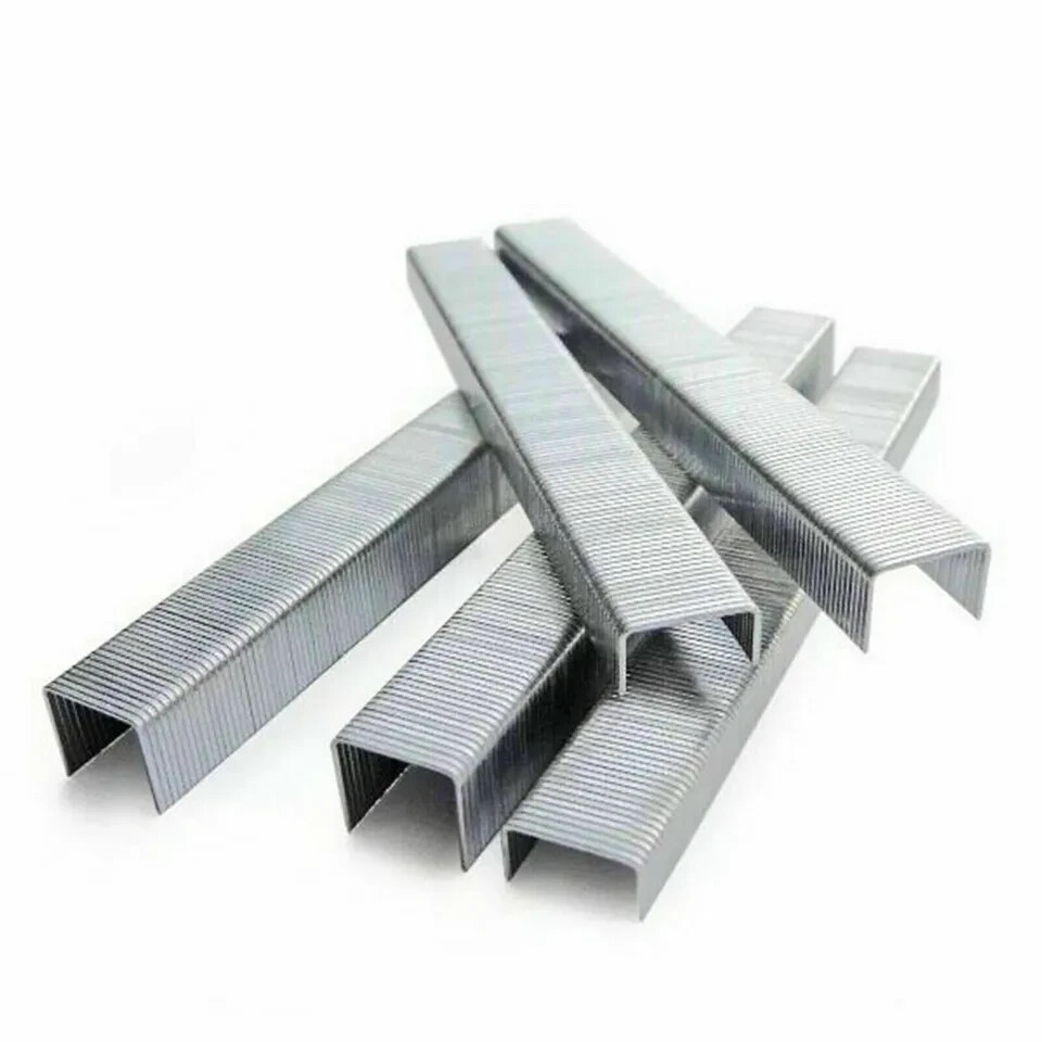 1000pc Pack Heavy Duty 8mm Staples Staple Gun Tacker Upholstery Pins ...