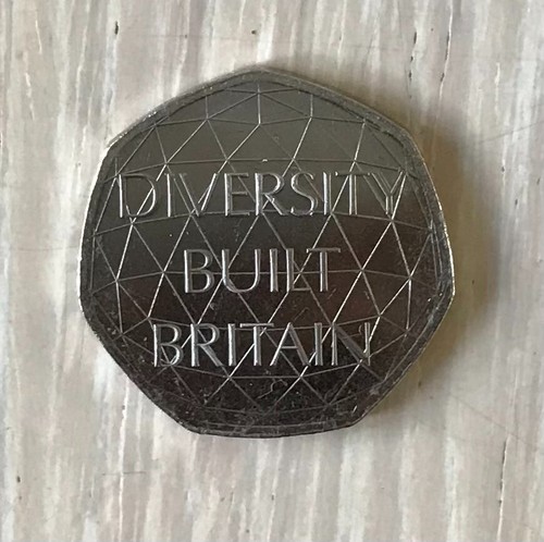 Very Rare - Diversity Built Britain - 50p Coin - 2020, circulated | eBay