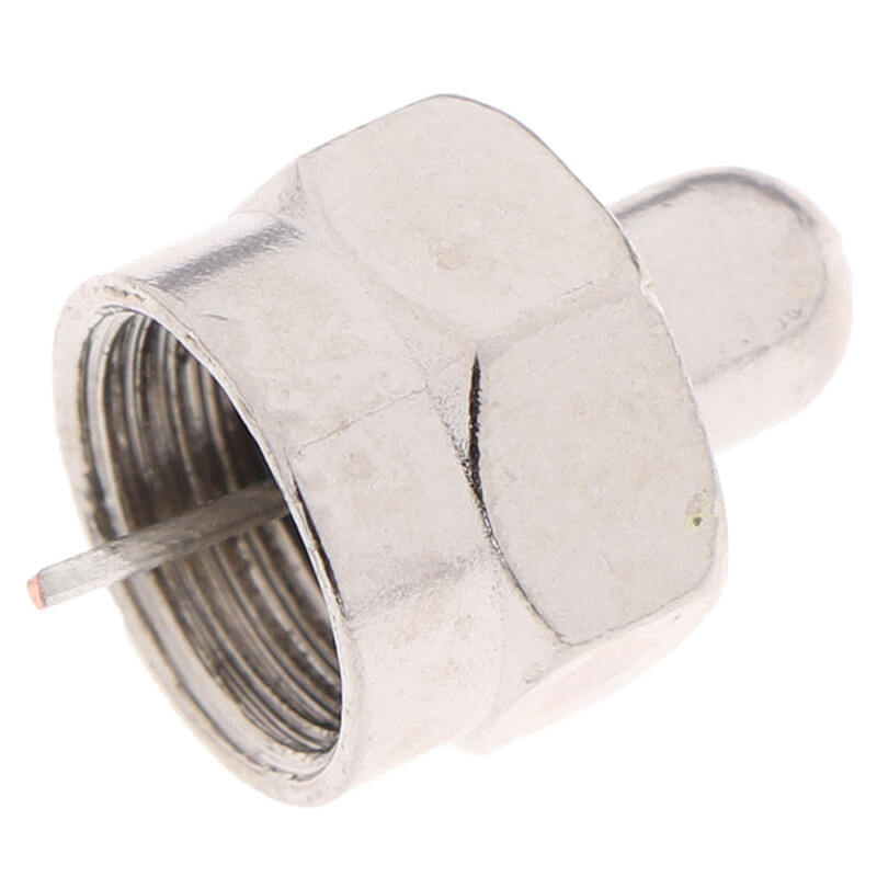 10pcs 75 Ohm F Type Coaxial Male Terminator End Caps Connectors RF Port ...