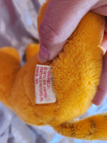 Vintage GARFIELD Window Cling I’m Stuck on You Plush Dakin 1981 | eBay