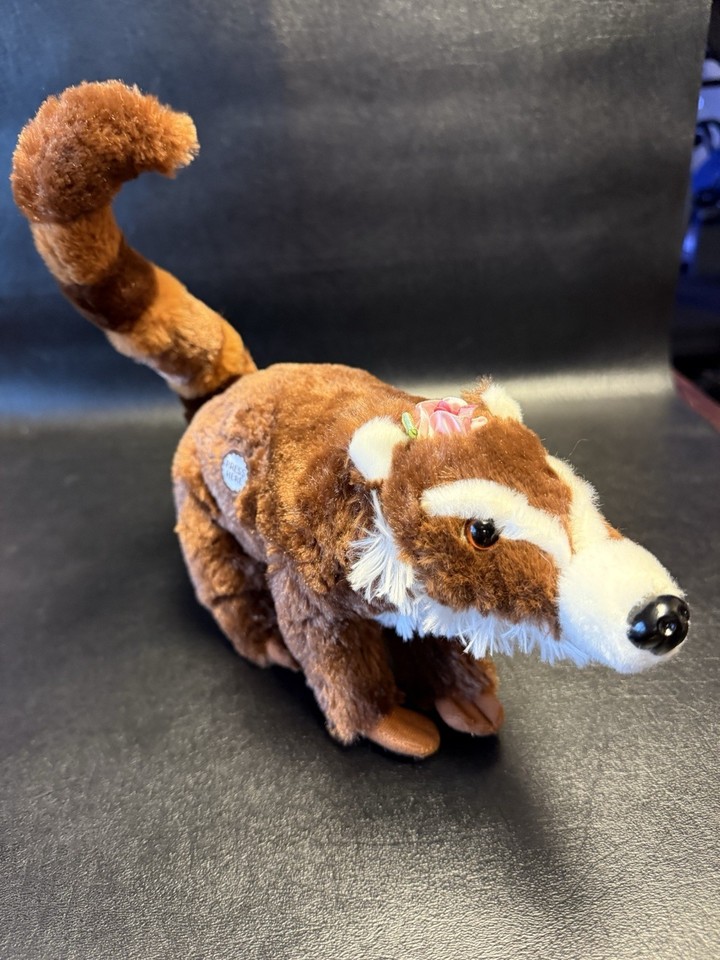 Banana Bay Plush Mama Coati Badger Stuffed Exotic Animal 12” With ...