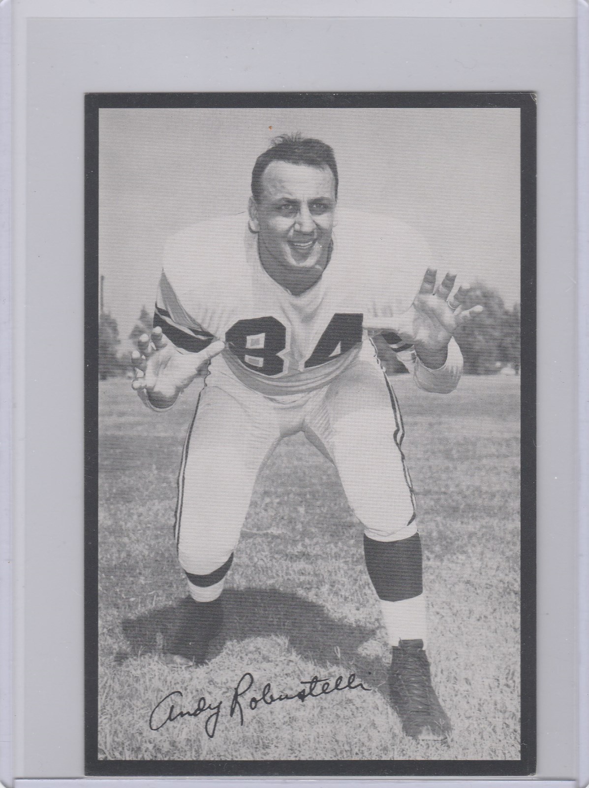 1954 LOS ANGELES RAMS 4X6 ANDY ROBUSTELLI ARNOLD UNIVERSITY 9178 | eBay