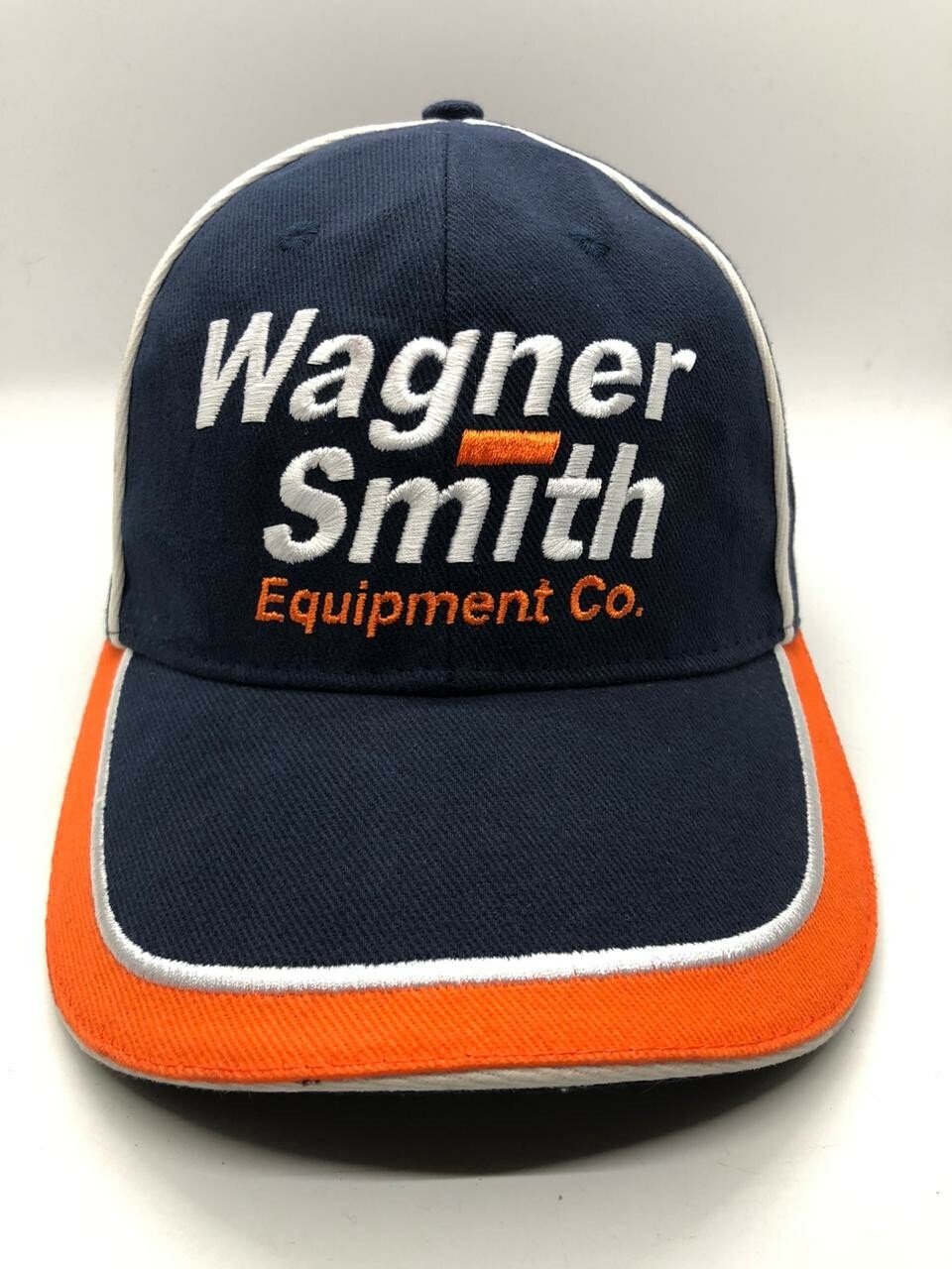 Wagner Smith Equipment Co Cap Hat Adult Adjustable Blue Orange Cotton ...